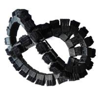 China Setting Machine Printing And Dyeing Machine Accessories Belt Brush Tenter 46 36 43 40 Black Bristles for sale