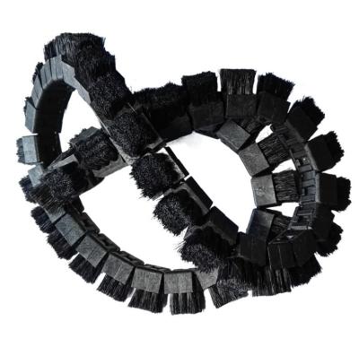 China Setting Machine Printing And Dyeing Machine Accessories Belt Brush Tenter 46 36 43 40 Black Bristles for sale