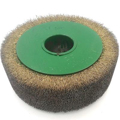 China 8 Inch Cylinder Industrial Roller Brushes Steel Wire Material For Rust Removal for sale