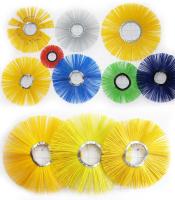 China PP Bristle Round Head Snow Sweeper Brush 0.4mm Wire Diameter for sale