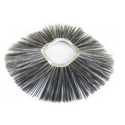 China Road Sweeper Brush With Shaft Clean Snow for sale