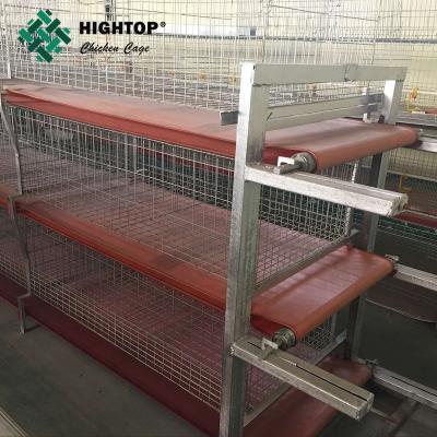 China tuv certificated hot dipped zinc plating poultry farming equipment chicken farm brolier cage for sale