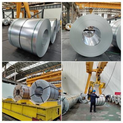 China Galvanized Steel Coil 0.12-4.5mm Thickness 600-1250mm Width for Roofing and Construction for sale