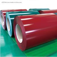 China Prepainted Galvanized Steel Coils PPGI PPGL 0.12-3.5mm Thickness 40-350g/m2 Zinc Coating for sale