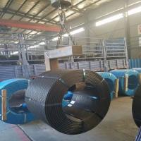 China Unbonded PC Strand 15.24mm 1860MPa Low Relaxation ASTM A416 BS5896 for Prestressed Concrete for sale