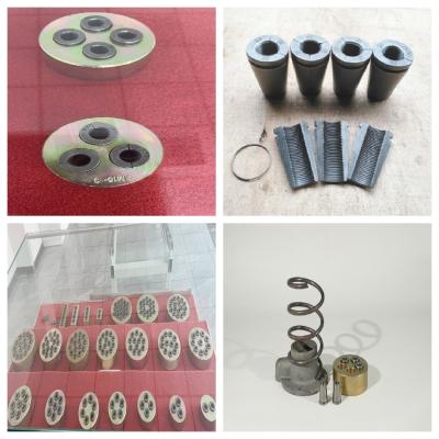 China Prestressing PC Strand Stressing Anchorage Post Tension Anchor Head and Wedges for 12.7mm 15.2mm Strand for sale