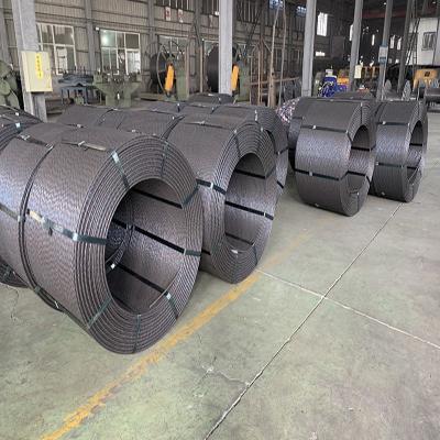 China Prestressed Concrete Steel Strand PC Strand 7 Wire ASTM A416 15.24mm 1860MPa for sale