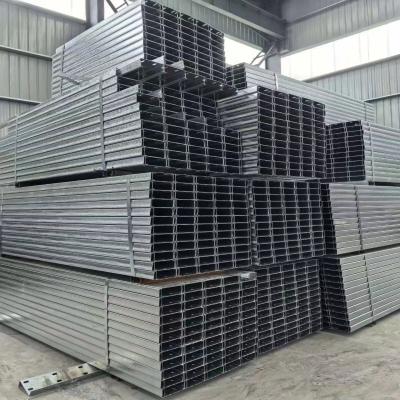China Hot Rolled HDG Pre Galvanized C Channel Steel Q235B Q345B Length 1-12m for sale