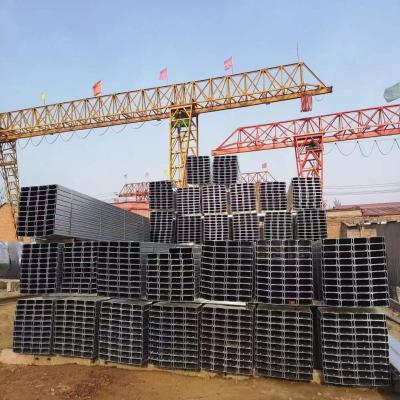 China Hot Rolled Galvanized C Purlins Steel S235jr S355jr A36 Q235 1-12m Length for sale
