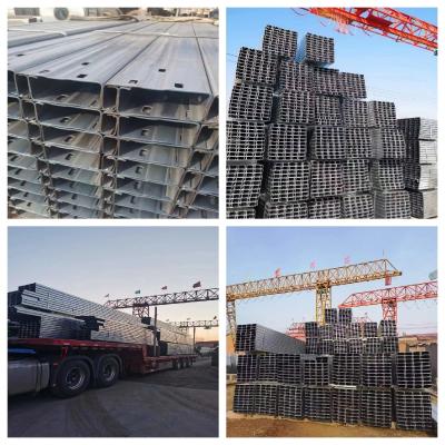 China Galvanized C Purlin Steel Z Profile Beam 1-12m Length Q235B Q345B for sale