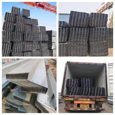China Carbon Steel Pre-Galvanized HDG Hot Dipped Galvanized C Channel Steel 1-12M Length for sale