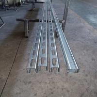 China Galvanized C Channel Purlins Q235B Q345B Steel C Beam 1-12m Length for Solar Structure for sale