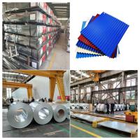 China PPGI Galvanized Zinc Coated Corrugated Metal Roofing Sheet 0.12-1.2mm for sale