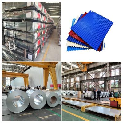China PPGI Galvanized Zinc Coated Corrugated Metal Roofing Sheet 0.12-1.2mm for sale