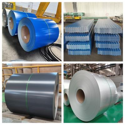 China Color Coated PPGL Steel Sheet Roll 0.8mm 1.0mm for Roofing Construction for sale