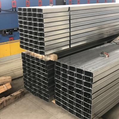 China Galvanized C Channel Steel Beam Q235B Q345B 60-300 gsm Zinc Coating 1-12m Length for sale