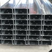China Galvanized C Channel Steel Beam Q235B Q345B 60-300 gsm Zinc Coating 1-12m Length for sale