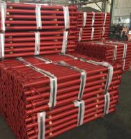 China Galvanized Steel Adjustable Scaffolding Prop Q235 Steel Pipe 48mm 56mm 60mm Ringlock Vertical System for sale