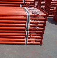 China Galvanized Steel Adjustable Scaffolding Prop Q235 Steel Pipe 48mm 56mm 60mm Ringlock Vertical System for sale
