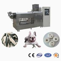 China Twist Semi Moist Dog Food Extruder For Pet Treats / Snack / Chews for sale