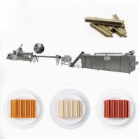 China Twist Semi Moist Dog Food Extruder For Pet Treats / Snack / Chews for sale