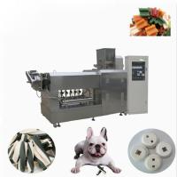 China Twist Semi Moist Dog Food Extruder For Pet Treats / Snack / Chews for sale