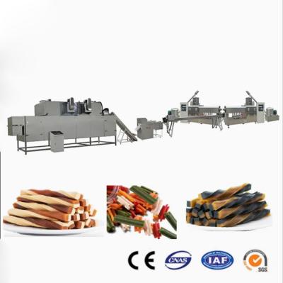 China Twist Semi Moist Dog Food Extruder For Pet Treats / Snack / Chews for sale
