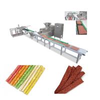 China Automaticlly Dog Meaty Stick Pet Food Making Machine Munchy Stip Making for sale
