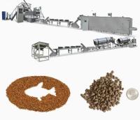 China Healthier Pellet  Dog Food Production Line SUS304 Floating Fish Feed Extruder Machine Processing Plant for sale