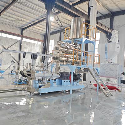 China Twin Screw Extruder Machine for Pet Dog Fish Snack Production Line for sale