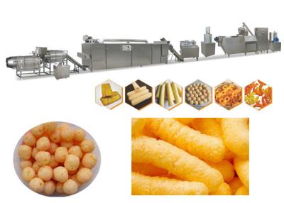 China 70kw 3 Phase 150kg/H Stainless Steel Puff Snack Machine for sale