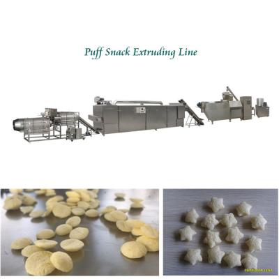China Corn Puff Snack Making Machine Leisure Snack Processing 12 Months Warranty for sale