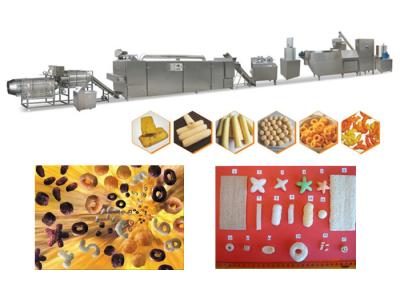 China Fast Speed High Capacity Puff Snack Machine Food Corn Puff Snacks Making for sale