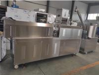 China Puffed Corn Onion Ring Puff Snack Machine , Snack Food Extruder Machine for sale