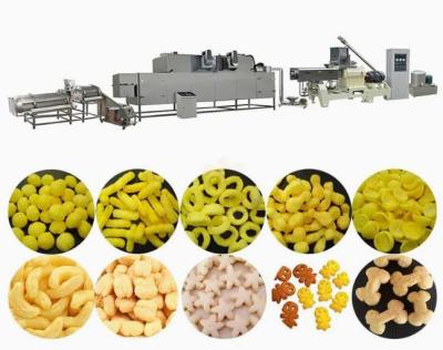 China Snack Corn Puff Extruder Machine / puffed grain machine for Wheat , rice for sale