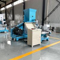 China 18kw Chicken Jerky Granule Pet Food Extruder Machine High Protein Dry Natural Cat Food Cat Treats for sale