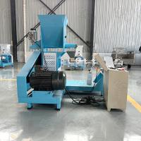 China 18kw Chicken Jerky Granule Pet Food Extruder Machine High Protein Dry Natural Cat Food Cat Treats for sale