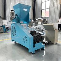China 18kw Chicken Jerky Granule Pet Food Extruder Machine High Protein Dry Natural Cat Food Cat Treats for sale