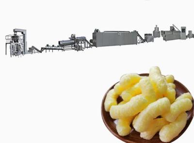 China Twin Screw Wheat Flour Corn Puff Food Snack Extruder Machine for sale