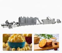 China Big Capacity Corn Snacks Puff Extruder Machine Food Production Line for sale