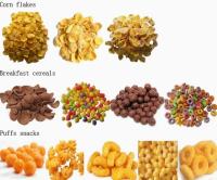 China CE Certificate Chips And Snacks Corn Puff Extruder Machine SS304 380v 50hz 400-500kg/h for sale