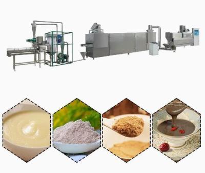 China Stainless Steel Nutrition Powder Food Extruder Machine For Sale Two Screw Extruder for sale