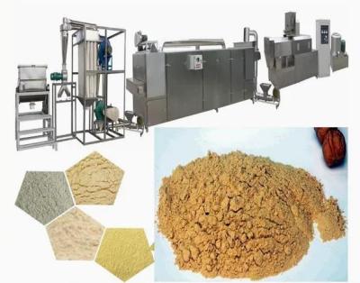 China Twin screw Rice Powder Food Extruder Machine Food Extrusion Equipment 193kw for sale
