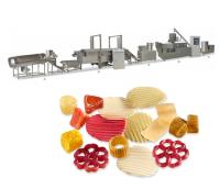 China 3D Pellets Fryer Snack Extruder Machine 100-150kg/Hr for sale
