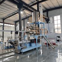 China Stainless Steel Twin Screw Dry Pet Food Extruder equipment for Dog , birds for sale