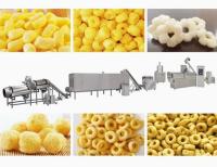 China Snack Crispy Chips / Screw  / Shell / Fried Pellets Snack Extruder Machine for sale