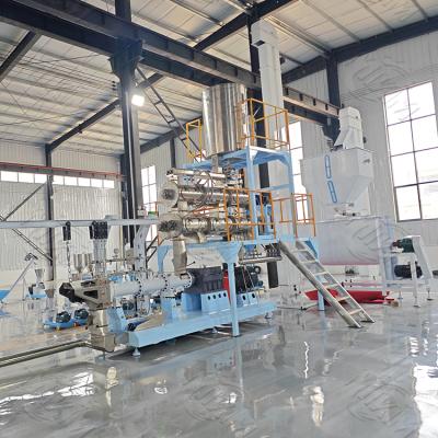 China Energy-Saving Floating Fish Food Machine Sinking Fish Feed Manufacturing Plant Extruder Floating Fish Feed Equipment for sale