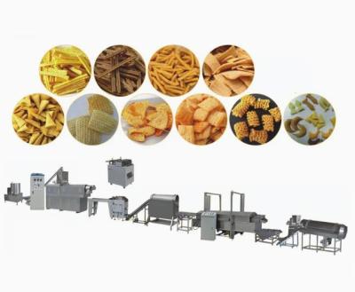 China 3D Pellet Snack Extruder Machine , potato chips making machine for sale