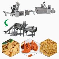 China Automatic Fried Extrusion Food 3D Snack Pellet Machinery CE Standard for sale