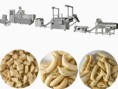 China Automatic 3d Pellet Snacks Cracker Maker Machine Production Line SUS304 English version for sale